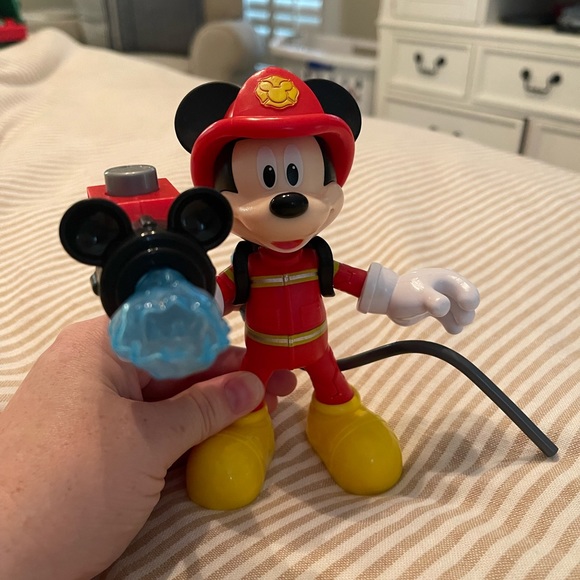 Disney | Toys | Mickey Mouse Firefighter With Water Cannon | Poshmark